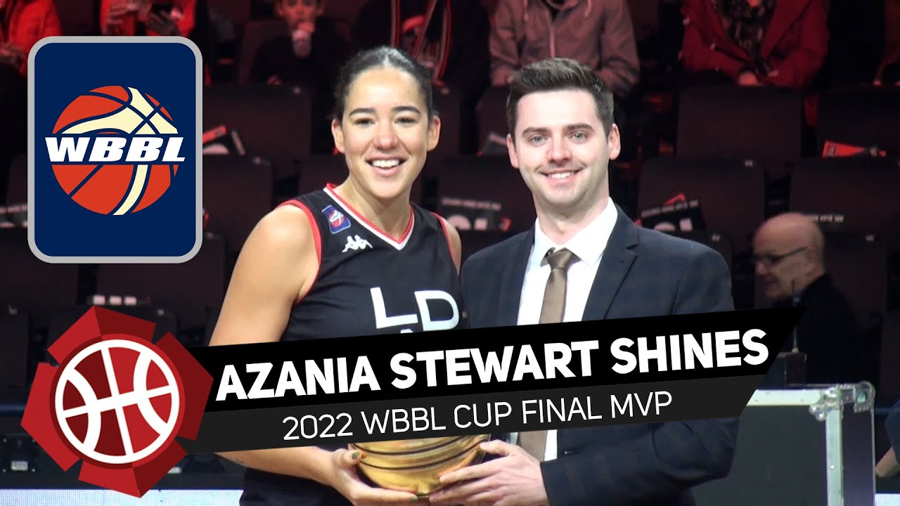 Azania Stewart does not MISS! WBBL Cup Final MVP 2022 - YouTube