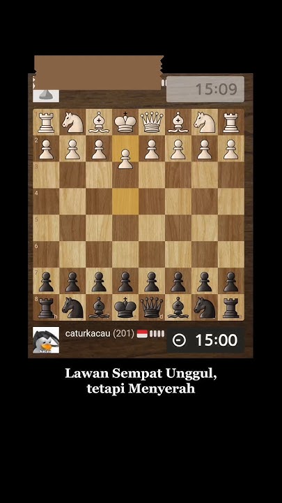 Lawan Sempat Unggul, tetapi Menyerah | Catur Chess.com #catur #chess - YouTube