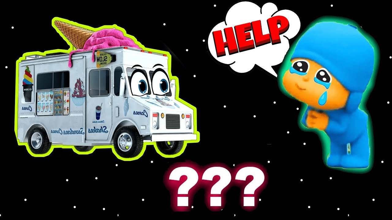 8 Pocoyo & Ice Cream Truck Help Pocoyo! Hmm! Sound Variations in 40 ...