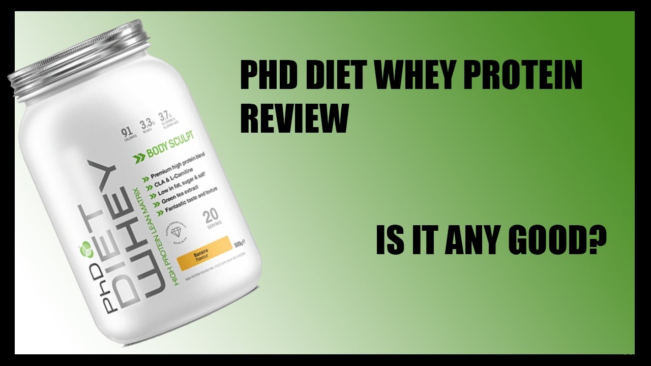 PHD Diet Whey Protein Review 2020 - YouTube