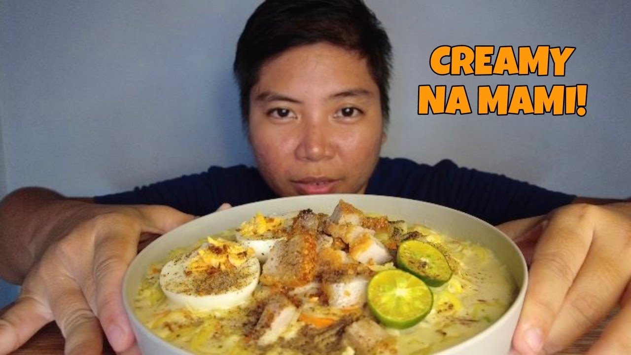 MAMING PUTI NG PAMPANGA | CREAMY CHICKEN MAMI! with LECHON KAWALI KASI ...