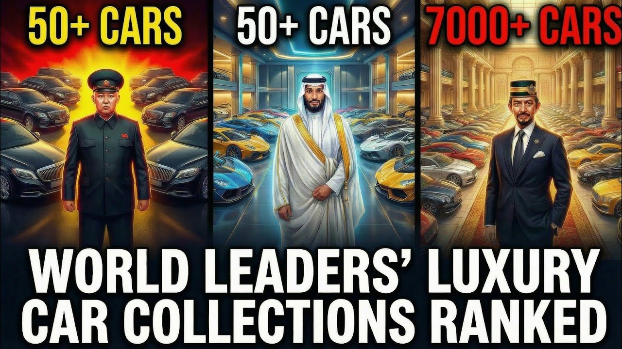 World Leaders' Luxury Car Collections Ranked | He Owns 7,000 Cars Worth ...