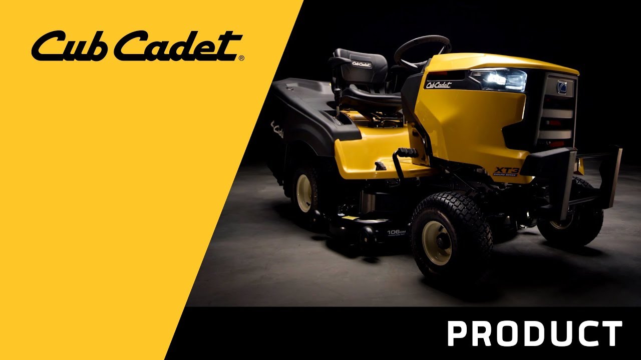 Cub Cadet | XT Series | XT3 lawn tractor with rear discharge - YouTube