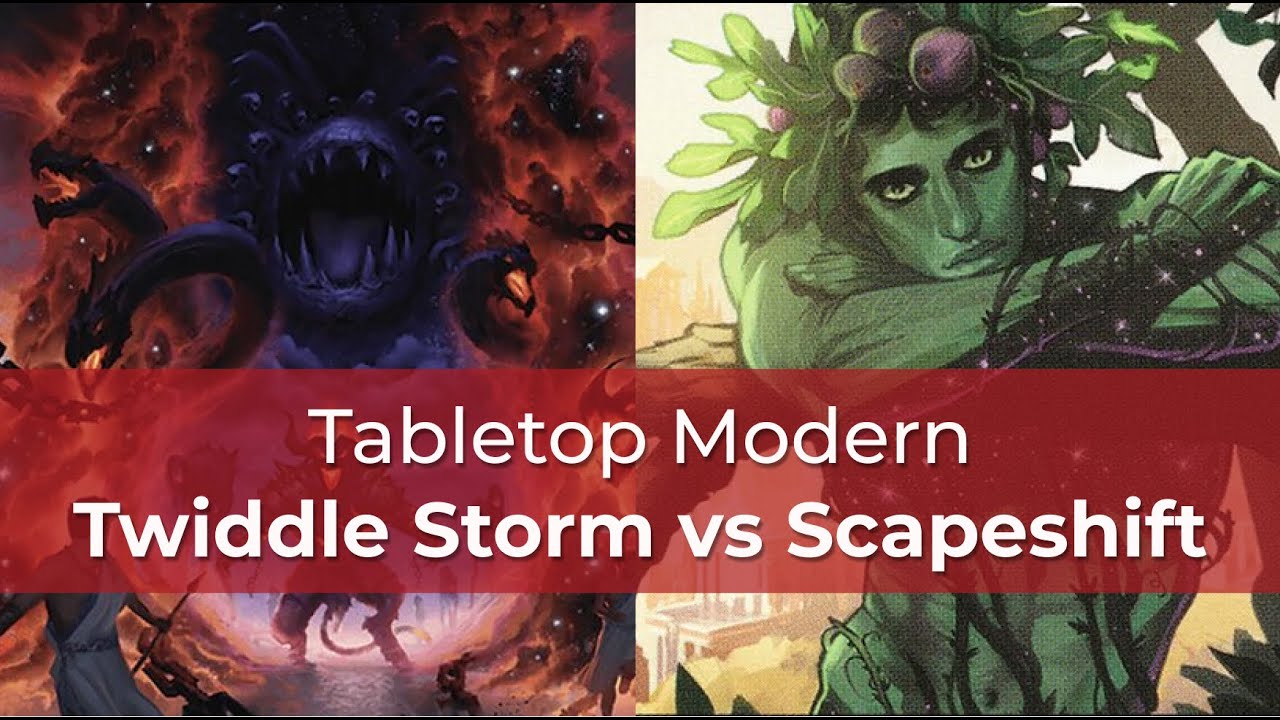 Twiddle Storm vs Scapeshift | MKM Modern | MTG - YouTube