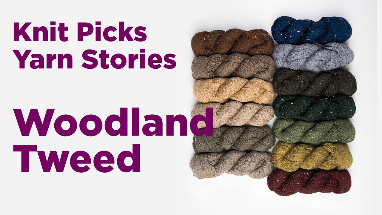 Woodland Tweed yarn from Knit Picks - YouTube