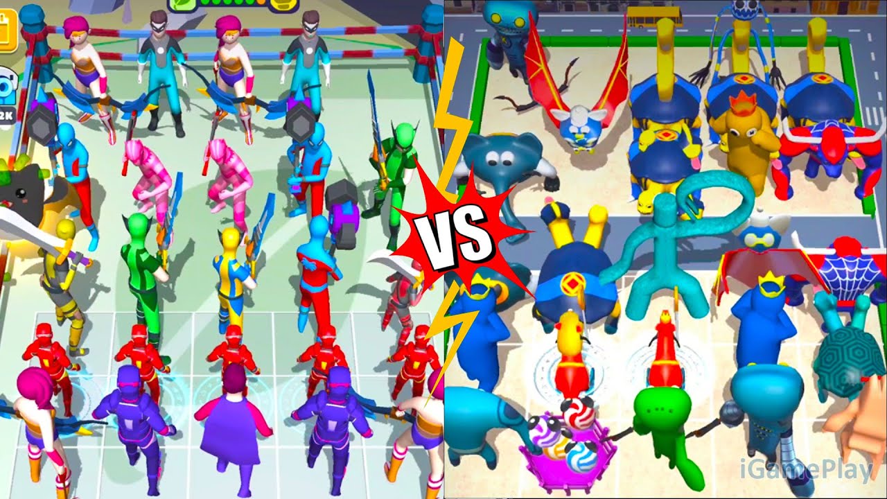 Merge Supper Hero Vs Merge Color Friends Mods ⭐ Merge Simulator Battles ...