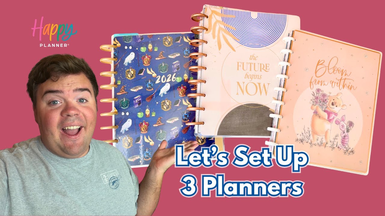 Setting Up 3 Planner for My Friends! Frankenplanning Classic Happy ...