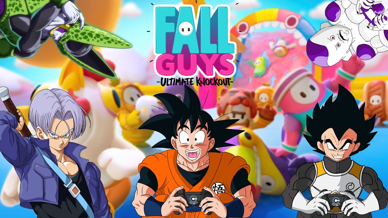 Goku And The Gang Play Fall Guys! | DRAGON FALL Z - YouTube