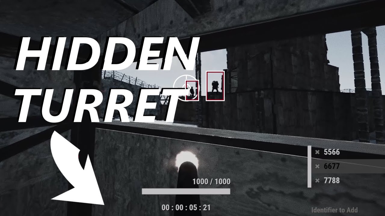 This is HOW I fool the RAIDER with HIDDEN TURRET - RUST - YouTube