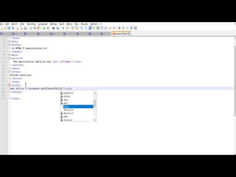 html5 geolocation - YouTube