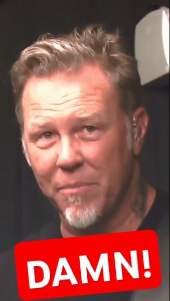 JAMES HETFIELD REACTION WHEN KIRK HAMMETT NAILS SCREAM #METALLICA #shorts - YouTube