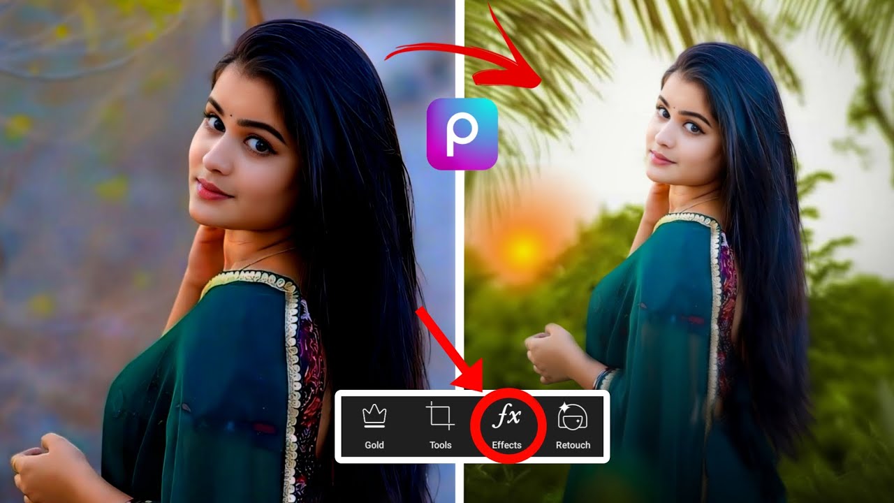 Girl background change photo editing ll how to edit in picsArt # ...