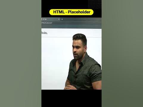 HTML - Placeholder || #incapp #rahulchauhansir #shorts #virelvideo #coding #html #webpage - YouTube