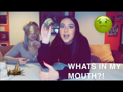 Whats In My Mouth Challenge Ft My Sister She Almost Throws Up 🤮🤣