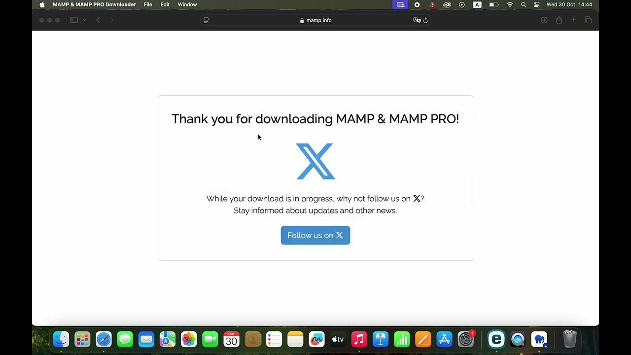 MAMP Mac installation - YouTube