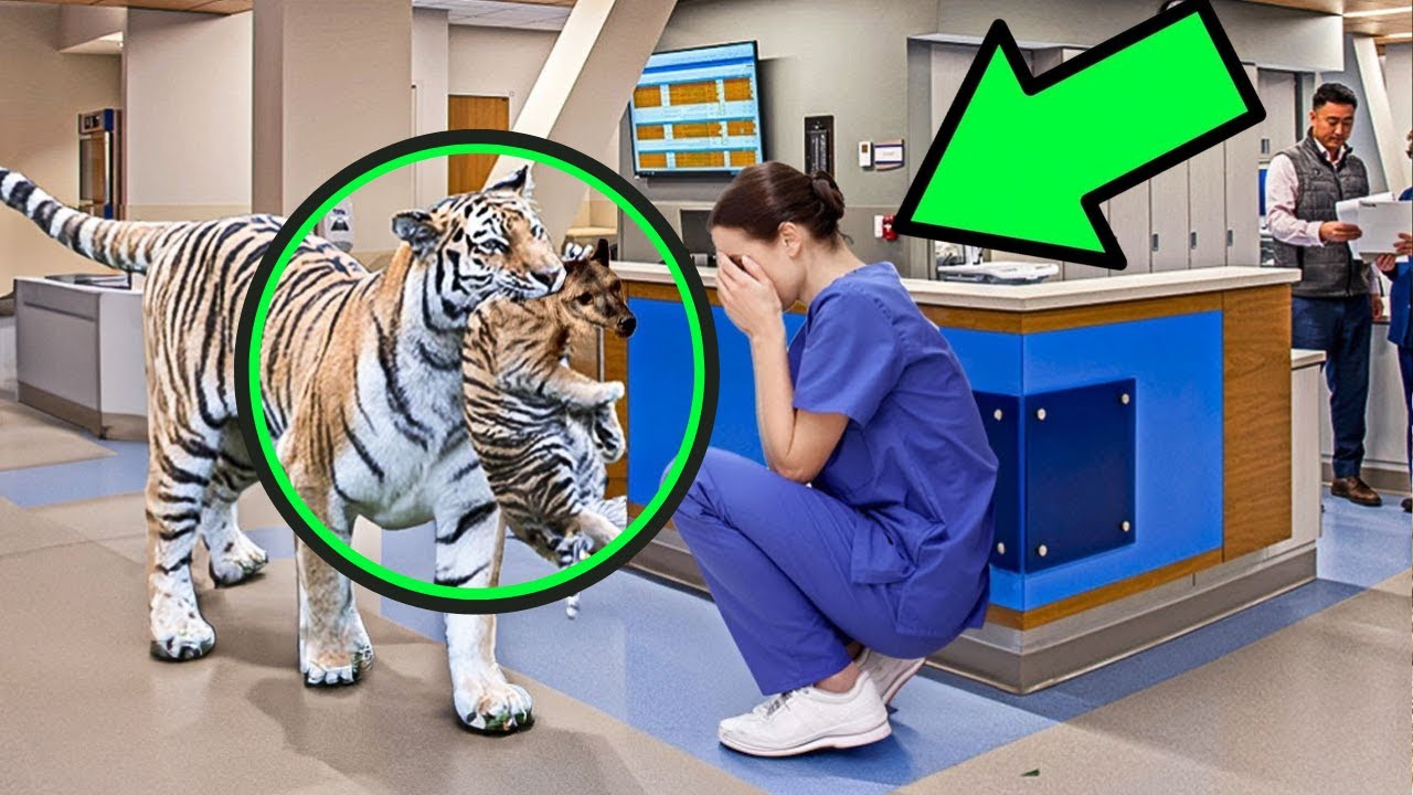 Tiger Invades Hospital, Nurse Broke Down in Tears When She Discovered ...