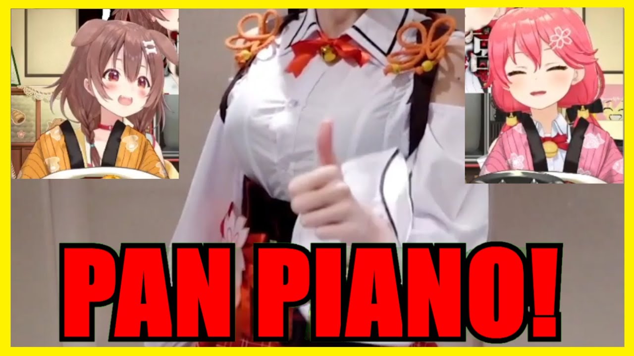 MiKorone Receives A Video Message From Pan Piano!!!【Hololive | Eng Sub ...
