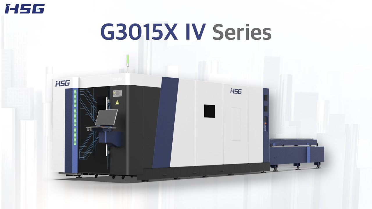HSG G3015X IV 3-6kW Fiber Laser Cutting Machine | HSG Laser - YouTube