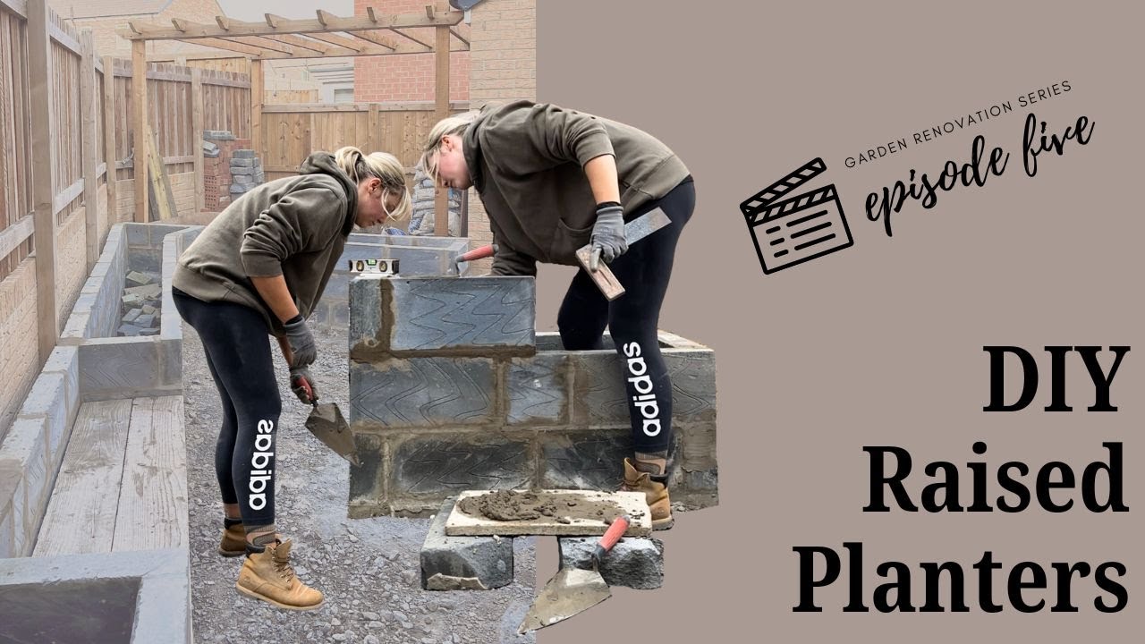 Episode 5: DIY Raised Planters using Breeze Blocks - YouTube