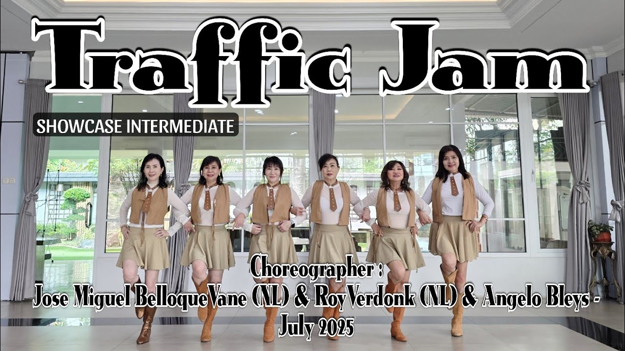 CAPPUCCINO | Traffic Jam | LINE DANCE | Low Intermediate | Jose Miguel ...