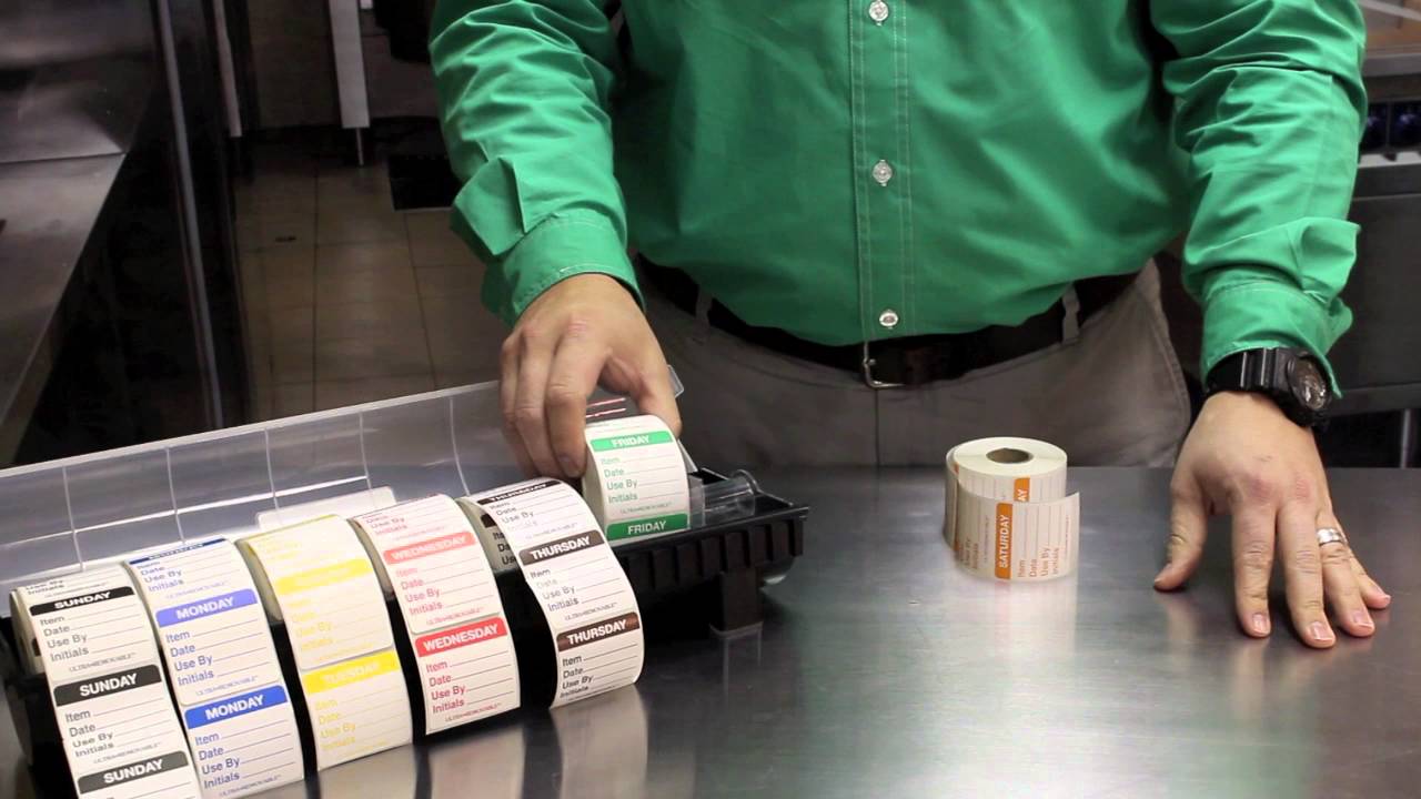 How to Load a Label Dispenser - YouTube