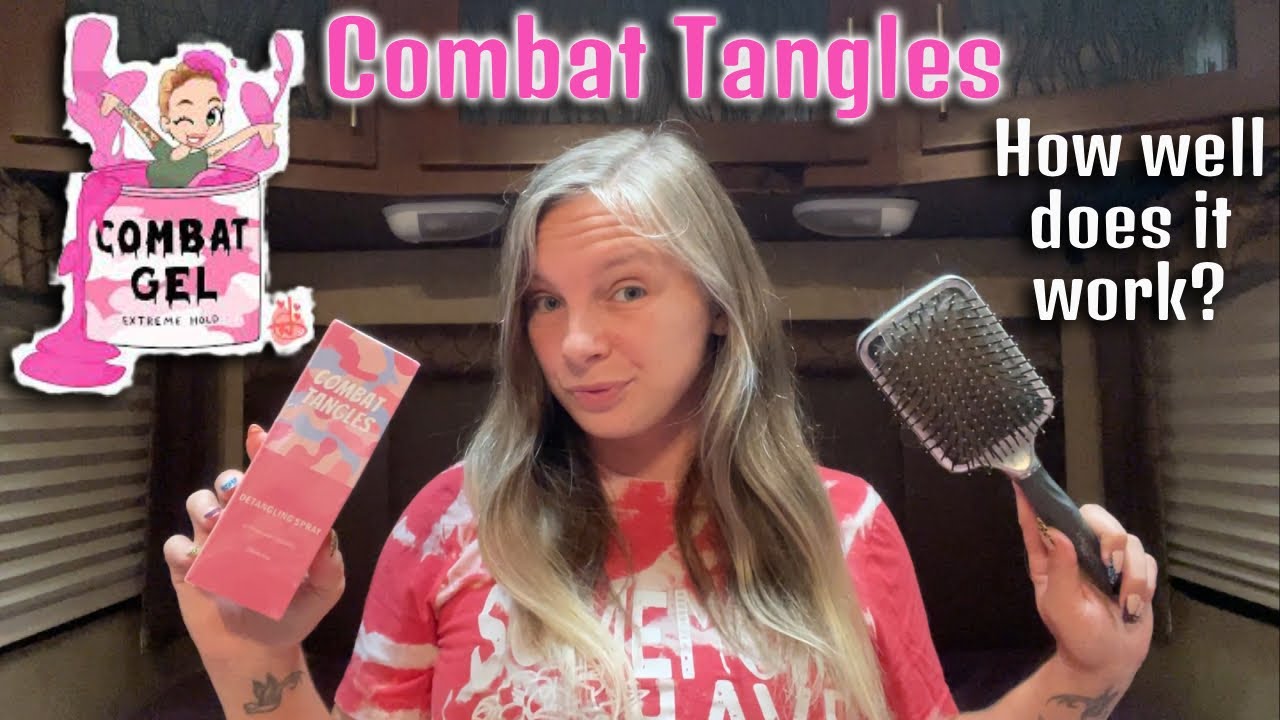Combat Gel Lady - Combat Tangles - How Well Does It Work? - YouTube