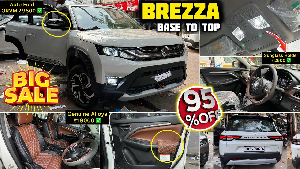 Brezza Base to Top Modification With Price Brezza LXI Base Model ...
