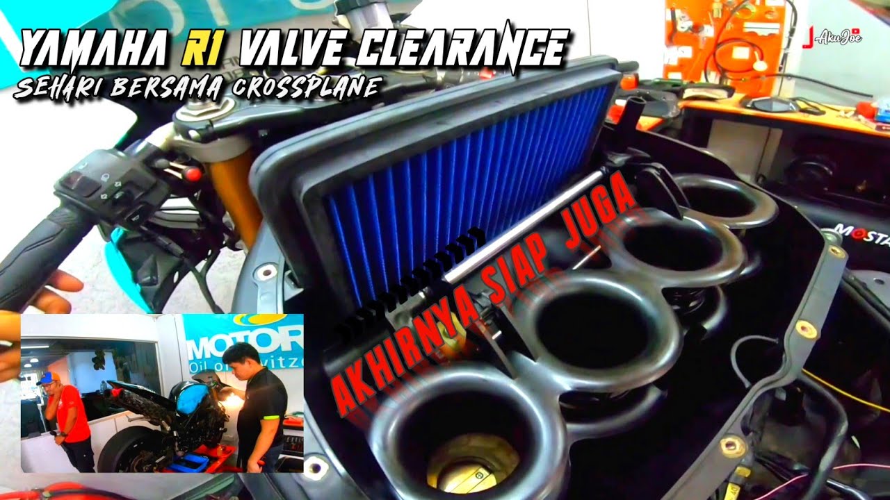 Yamaha R1 Valve Clearance (VC) - YouTube