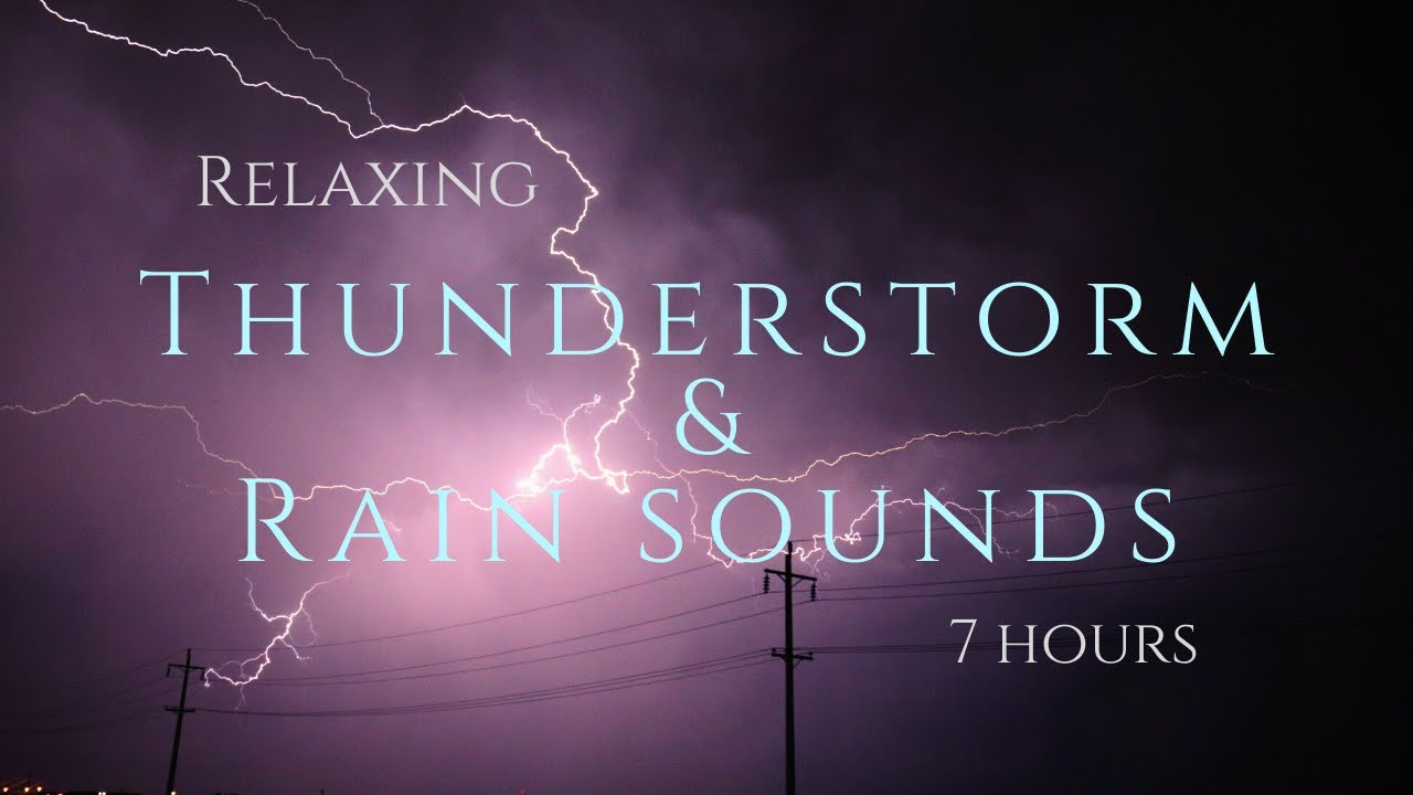 7 Hours of Thunderstorm sounds [for sleeping] - YouTube