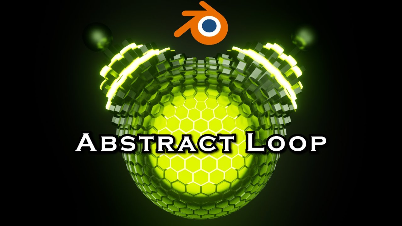 Abstract Sci Fi Loop Using Geometry Proximity Blender Tutorial Youtube