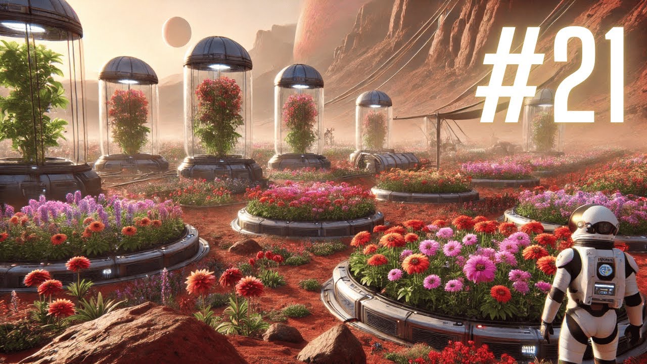 Planet Crafter Co-op Multiplayer - Part 21 Watch my flower spreaders ...