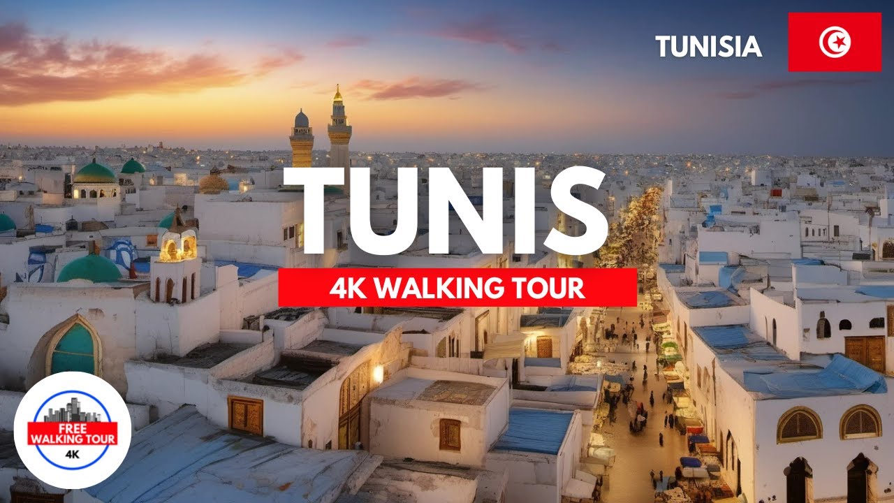 Tunis / تونس Walking Tour 4K/60FPS | Exploring the Heart of Tunisia ...