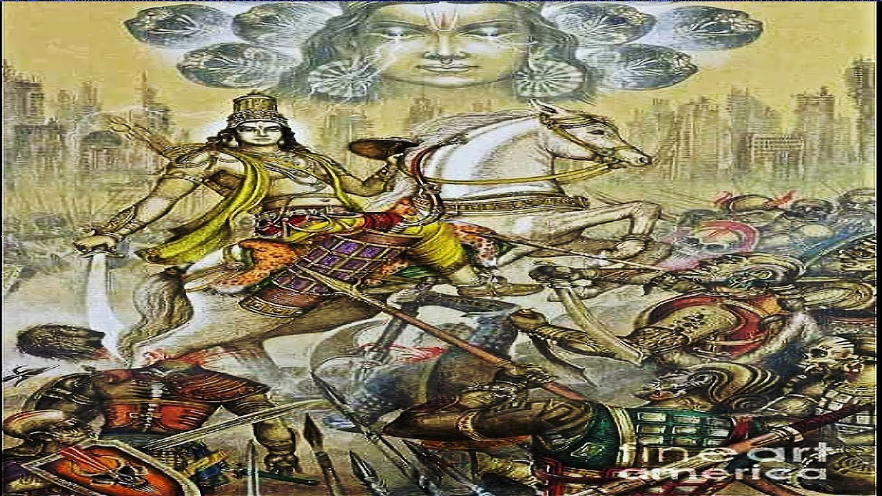 saheva dharmah lyrics (1 HR) - 1 - Mahabharat Starplus War Soundtrack ...
