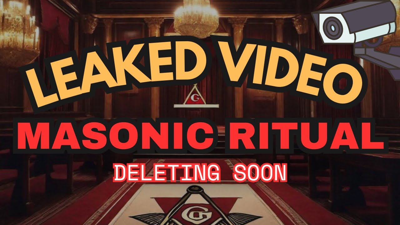 Hidden camera EXPOSES secret MASONIC RITUAL “Master Mason Degree” - YouTube