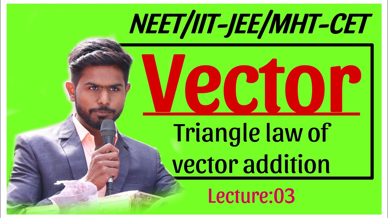 Triangle law of vector addition example | Physics | NEET | SCA FAMILY ...
