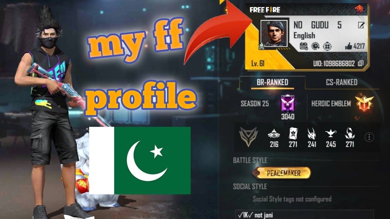 garena free fair profile - YouTube