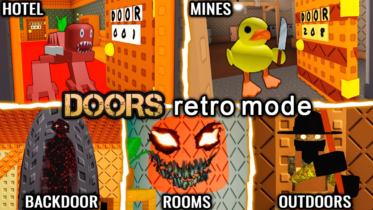 DOORS: "Retro Mode" [All Floors & Subfloors] | Full Walkthrough ...