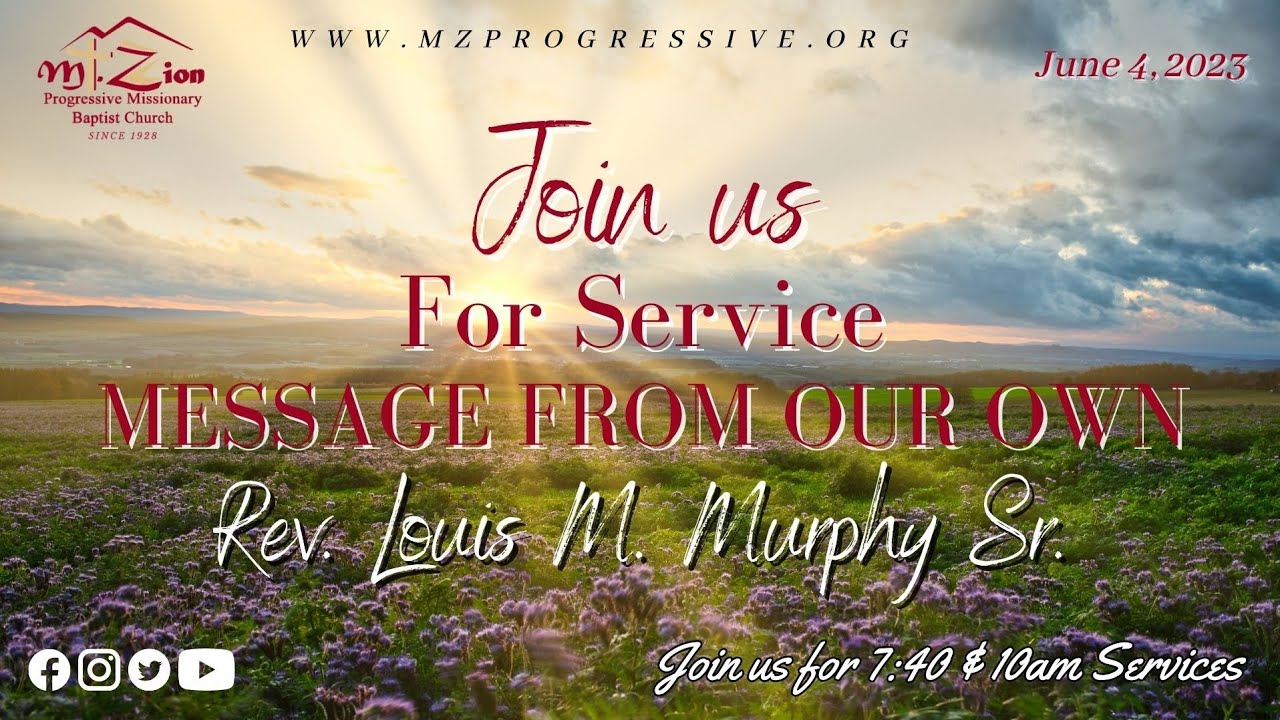 6.04.23 10am Sunday Service - Pastor Louis M. Murphy Sr. - YouTube