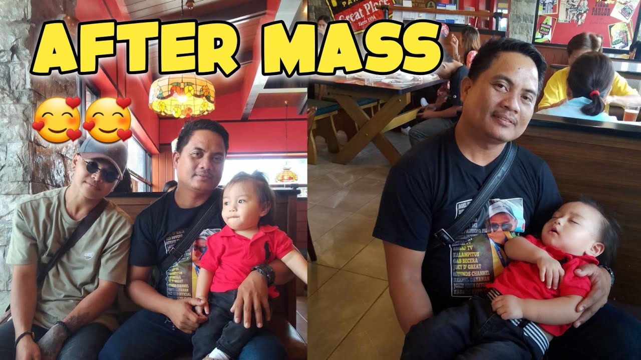 AFTER MASS KAIN KAMI SA LABAS WITH KALINGAP RAB, JAQUI ,NORMAN AND MANG ...