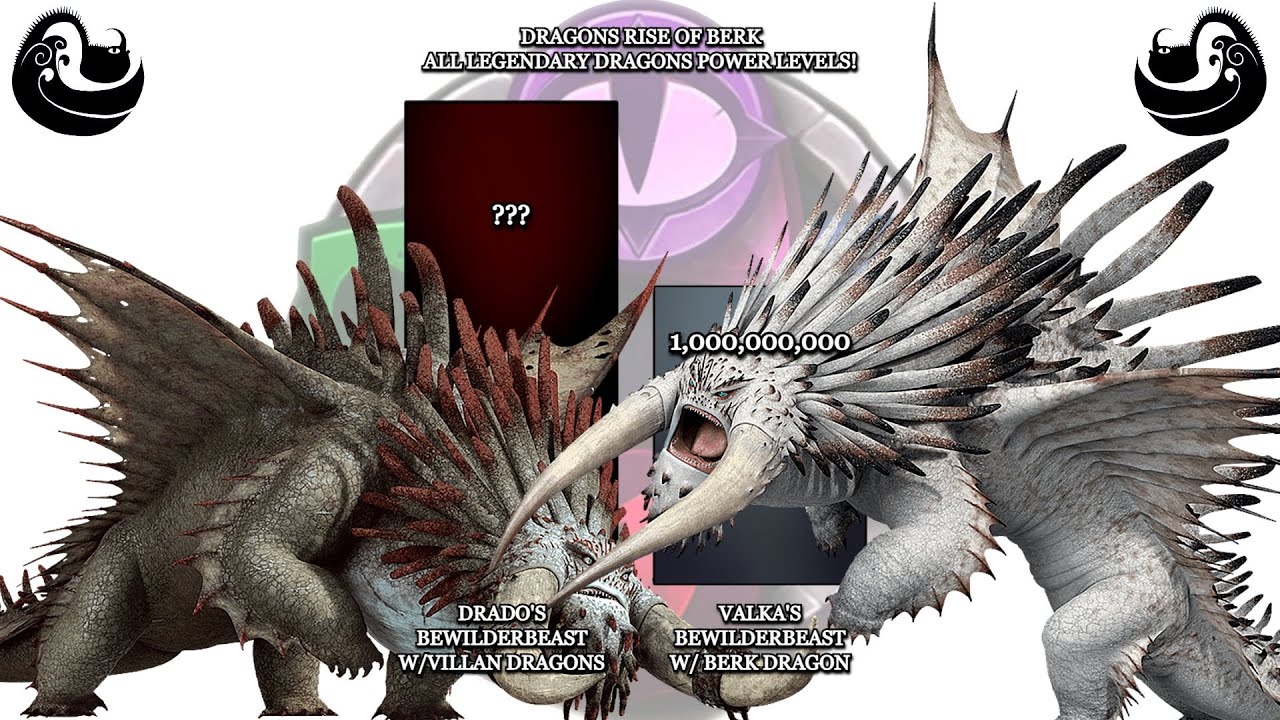 Bewilderbeast and all NEW Legendary Dragons Power Levels | httyd ...