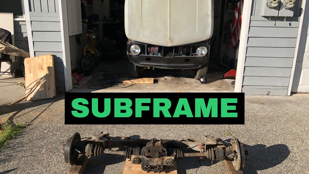 BMW 2002 Subframe Drop - YouTube