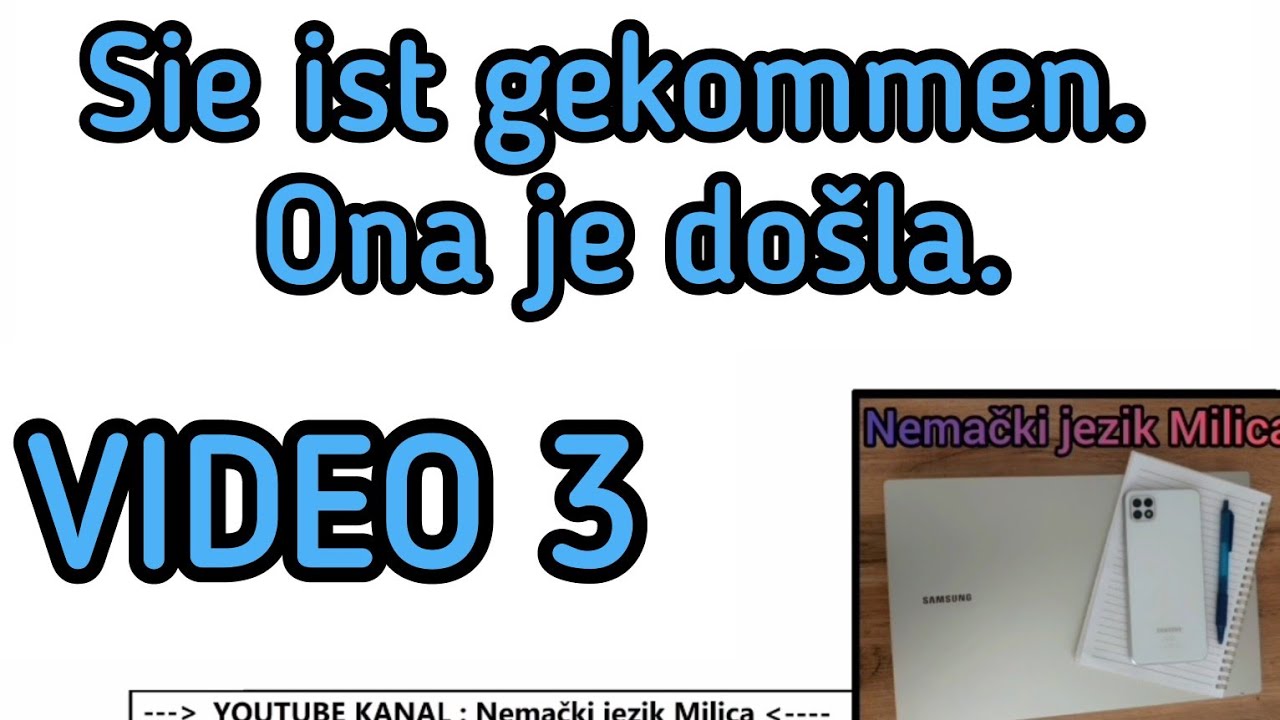 PROSLO VREME / PITANJA I RECENICE / VIDEO BROJ 3 - YouTube