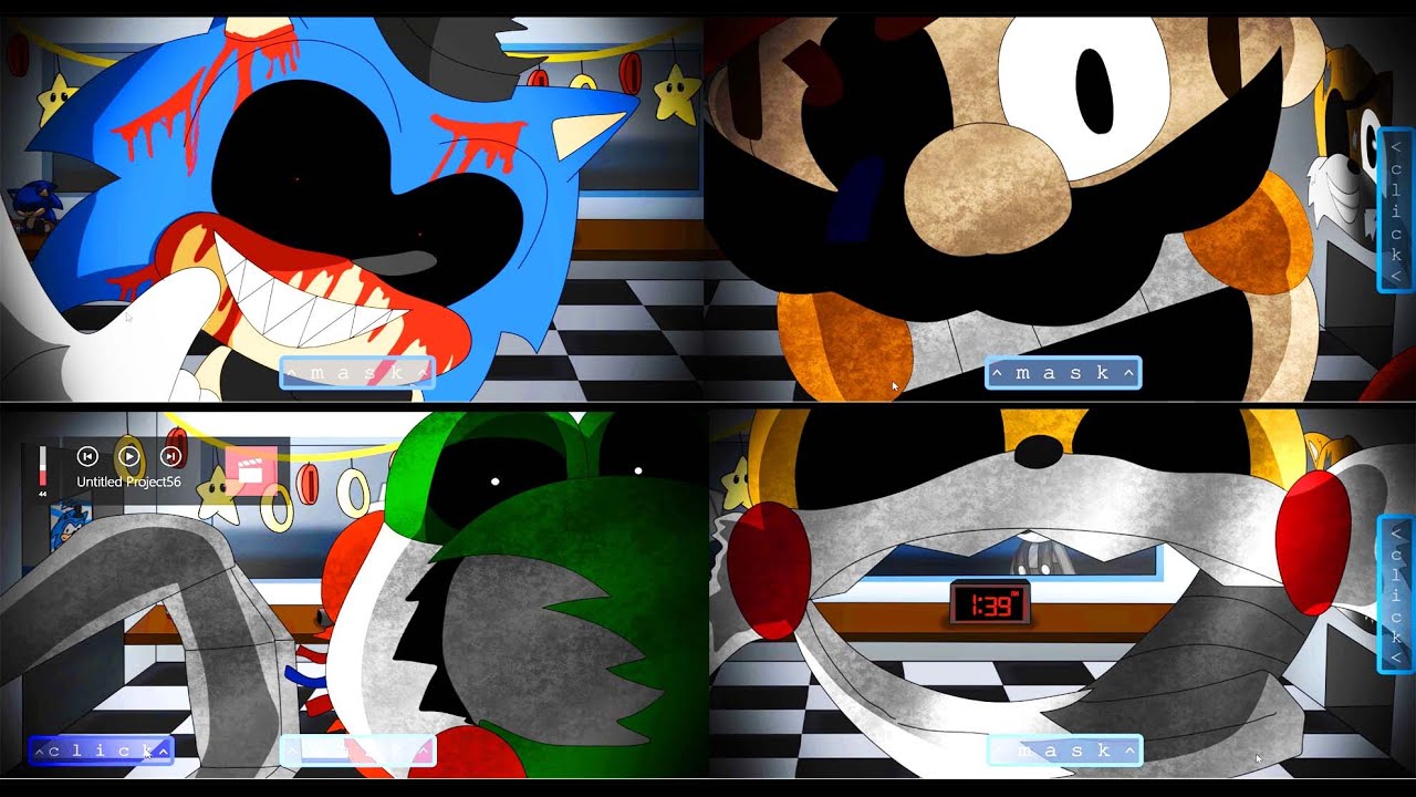 Five Nights at SONIC'S 3: Reburned - All Jumpscares - YouTube