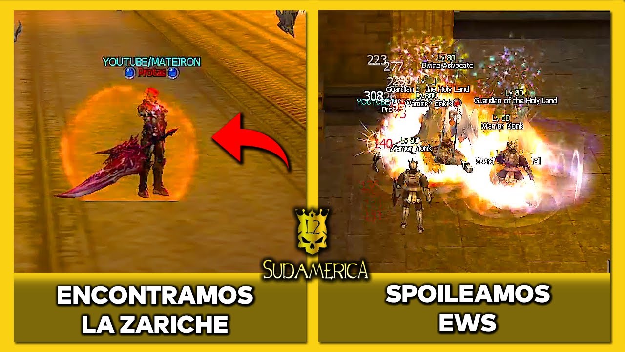 LINEAGE 2 SUDAMERICA | ENCONTRAMOS LA ZARICHE y SPOILEAMOS EWS - YouTube