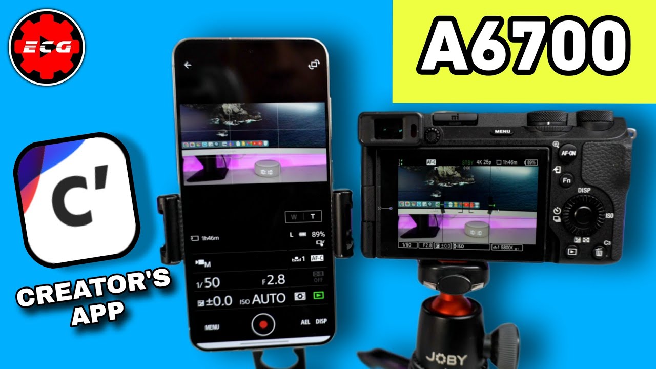 SONY Creator's App en Sony A6700 - YouTube