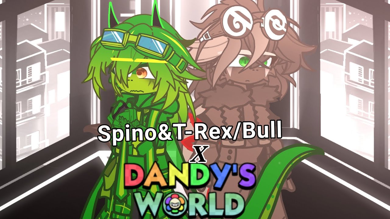 Spino&T-Rex/Bull meet Dandys world [Part 1] || Jurassic Park + Dandys ...