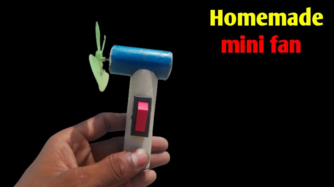 How To Make A Fan At Home | Dc Motor Fan Makeing - YouTube