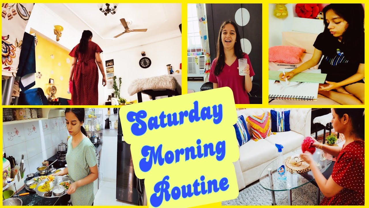 Saturday Summer MORNING 🌄ROUTINE| CLEANING & ORGANIZATION ...