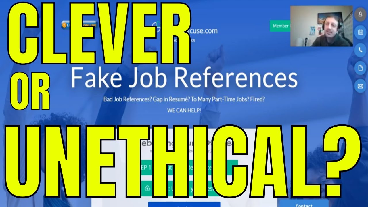 This Company Provides FAKE Job References to Land You REAL Jobs - YouTube