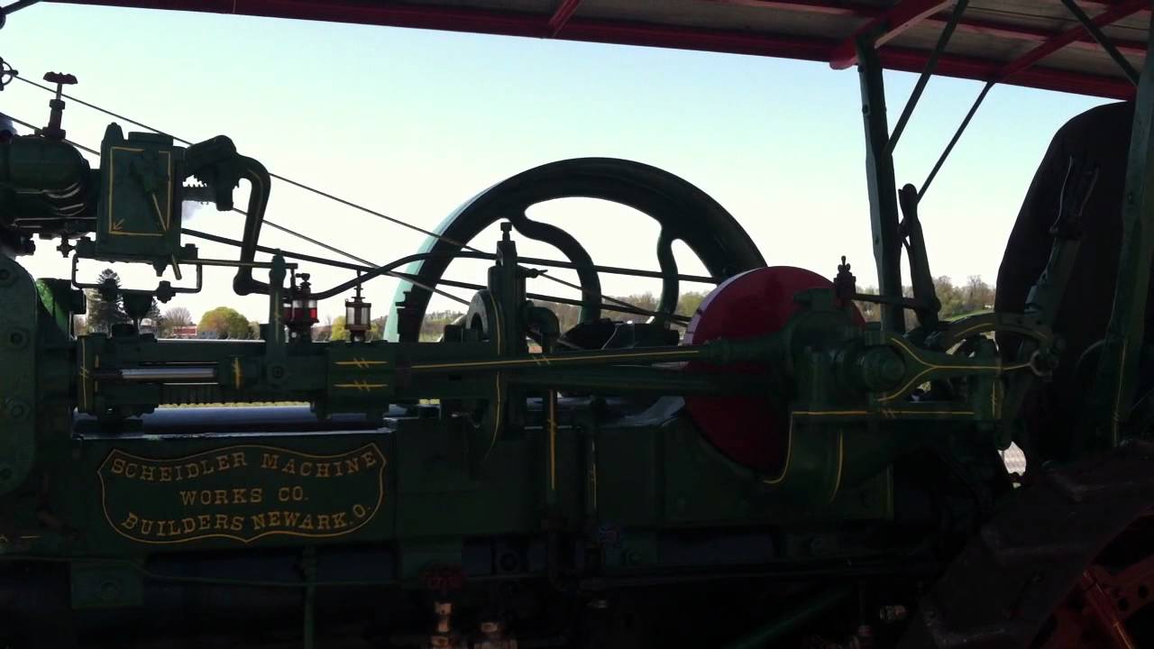 1886 Schiedler steam engine Rough and Tumble - YouTube